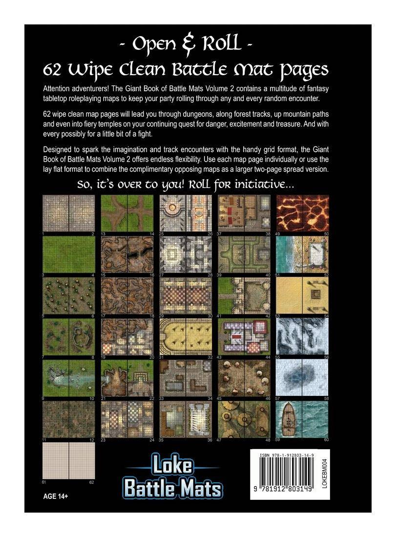 RPG Giant Book of Battle Mats Volume 2 - Mapy | strefamarzen.pl