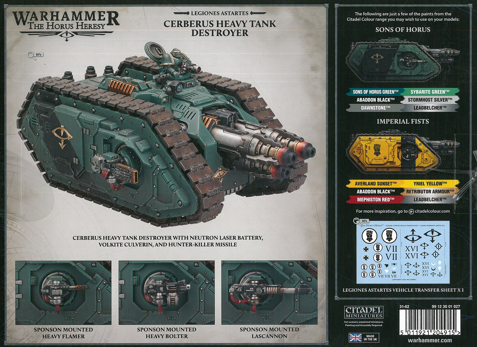The Horus Heresy Cerberus Heavy Tank Destroyer | strefamarzen.pl
