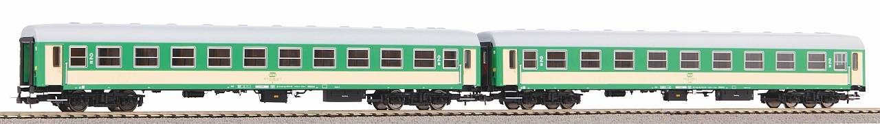 Piko 58395 Kolejka Zestaw 2 wagonów pasażerskich 111A PKP w skali 1:87 ...