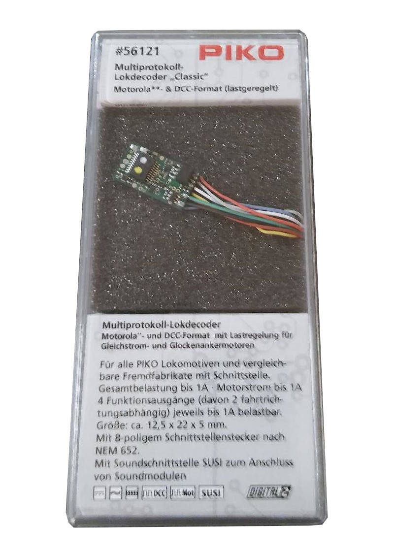 Piko 56121 Dekoder cyfrowy DCC 8-pin | strefamarzen.pl
