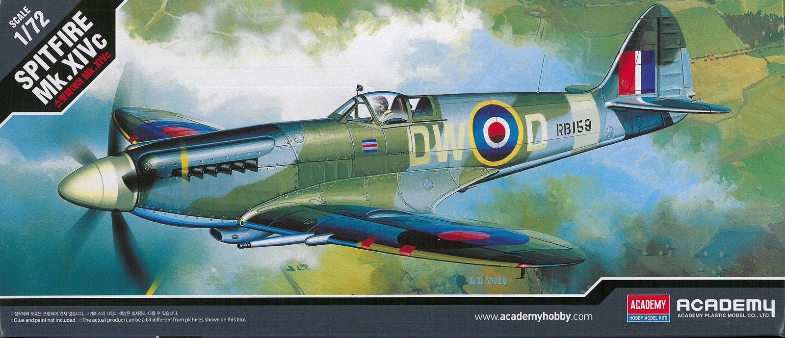 Academy 12484 Supermarine Spitfire Mk. XIVc | strefamarzen.pl