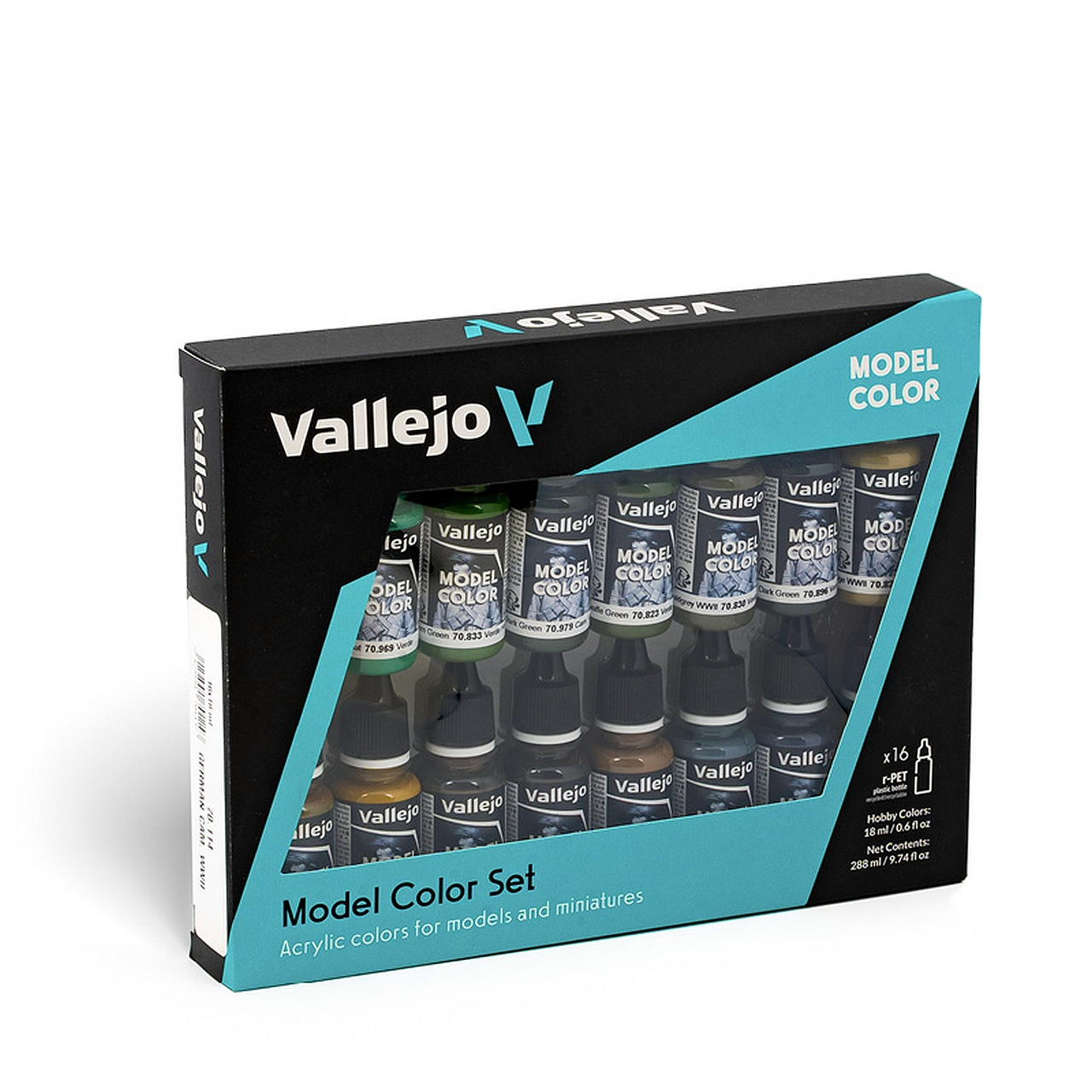 Vallejo Model Color set 70114 German Camouflage WWII zestaw 16 farb ...