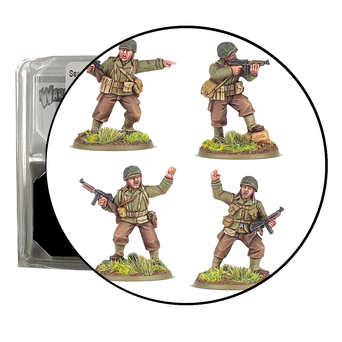 Bolt Action US Rangers Platoon Commanders | strefamarzen.pl
