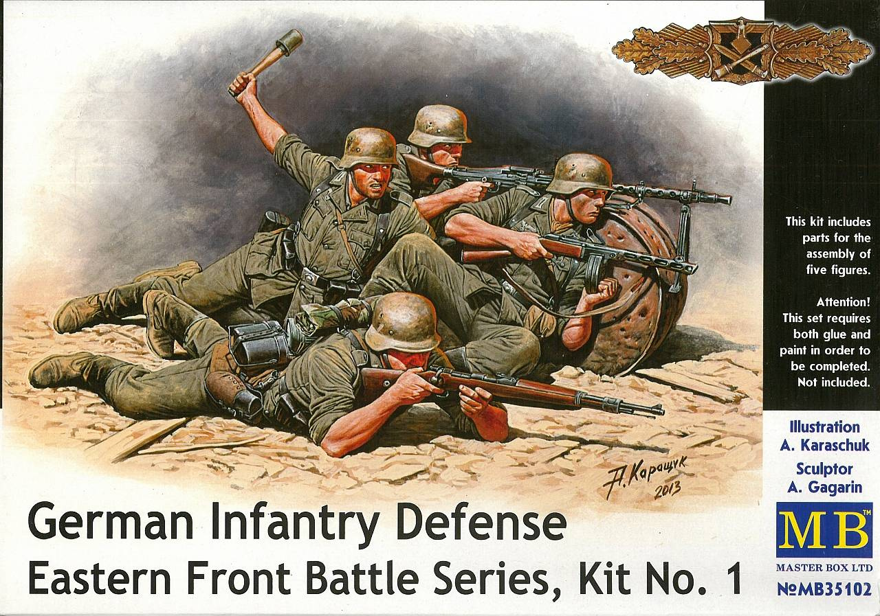 Master Box 35102 German Infantry Defense Eastern Front zestaw ...