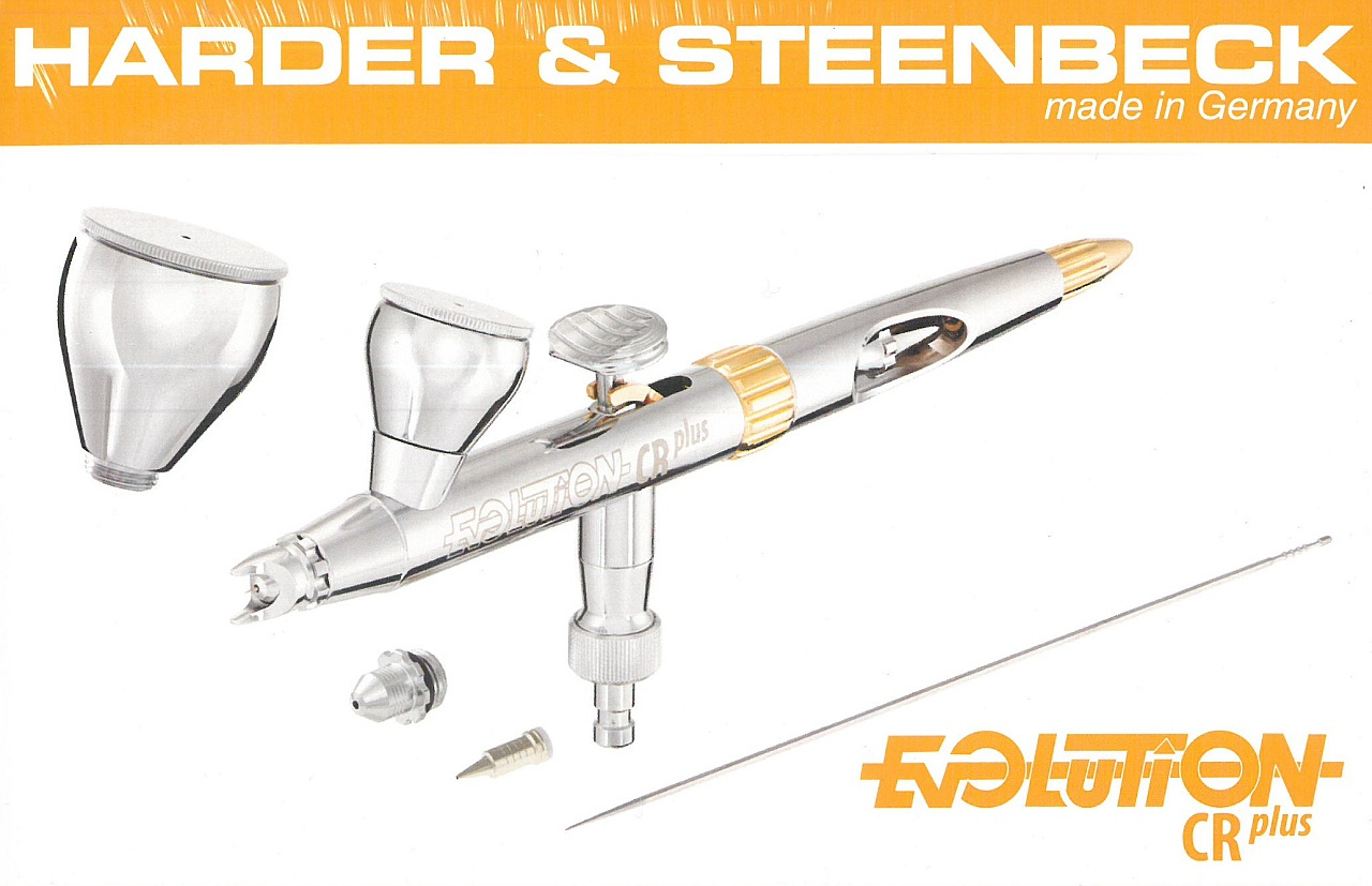 Harder & Steenbeck Aerograf Evolution 2024 CRplus 2in1 | strefamarzen.pl