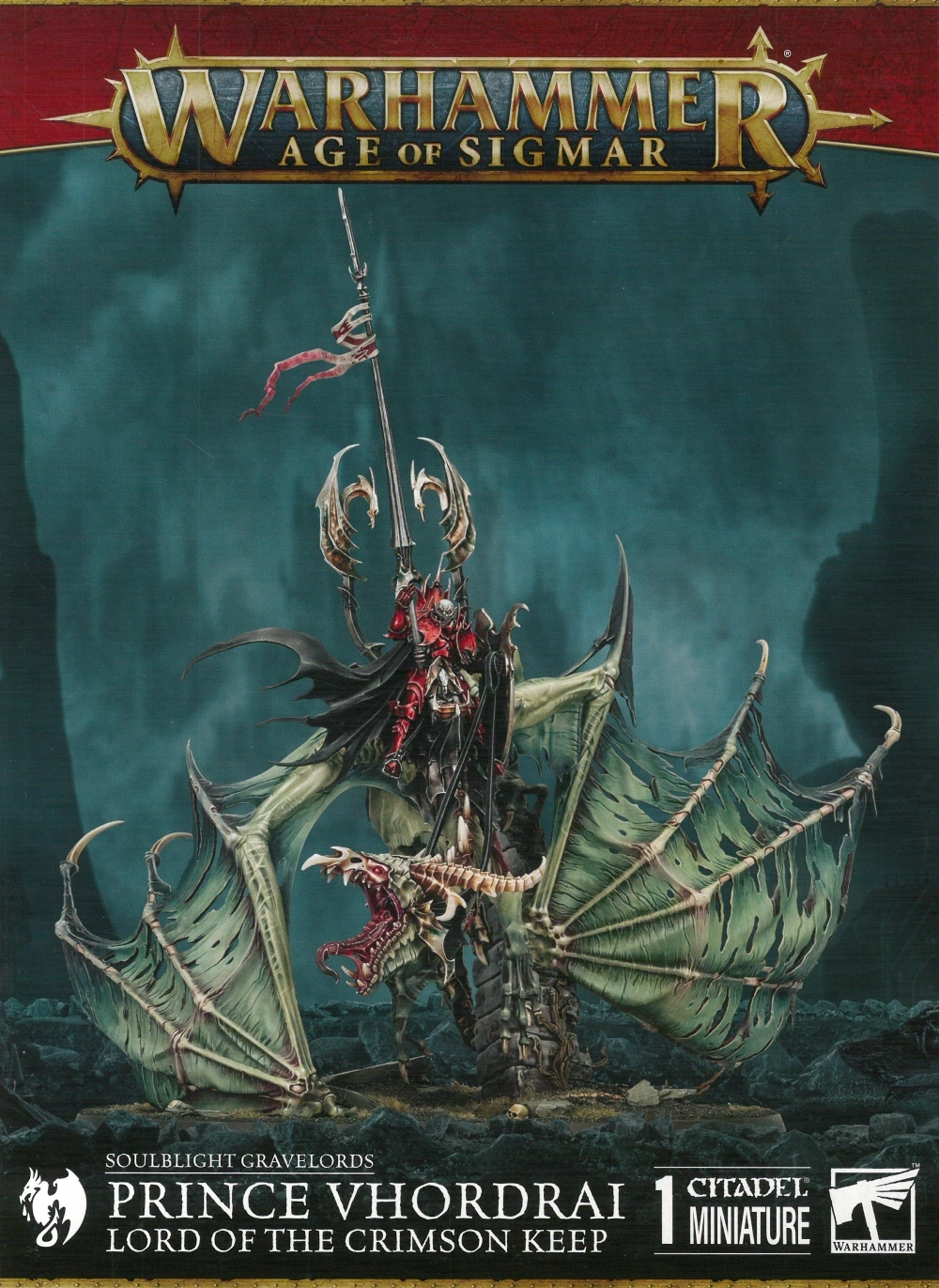 Soulblight Gravelords Prince Vhordrai Lord of the Crimson Keep ...