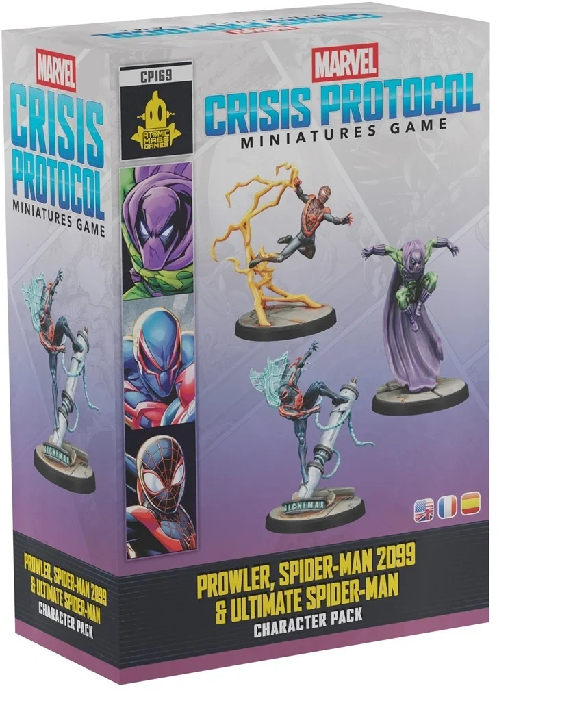 Marvel Crisis Protocol CP169 Prowler, Spider-Man 2099 & Ultimate Spider ...