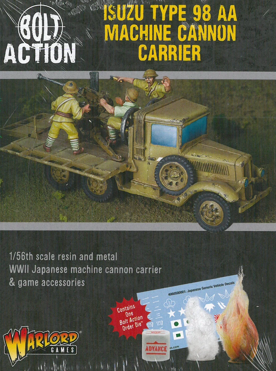 Bolt Action Japanese Isuzu Type 98 AA Machine Cannon Carrier ...