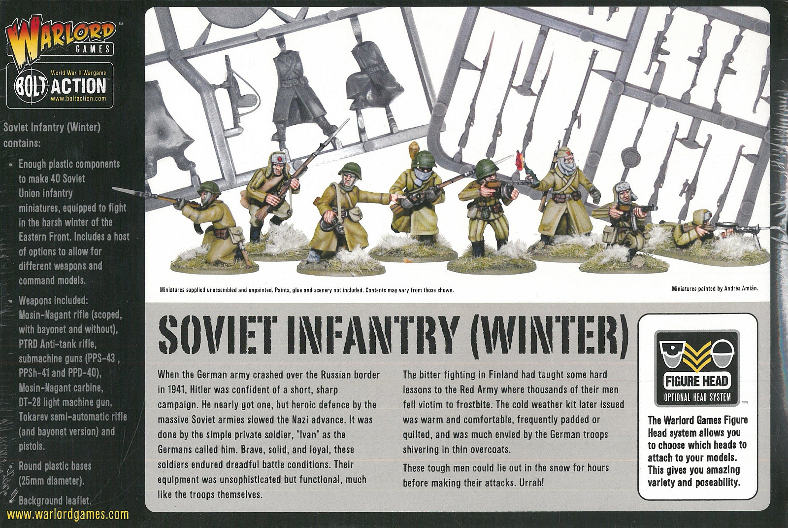 Bolt Action WWII Soviet Infantry (Winter) | strefamarzen.pl