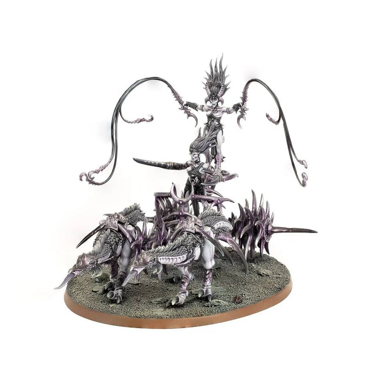 Daemons of Slaanesh Seeker Chariot of Slaanesh / Hellflayer ...