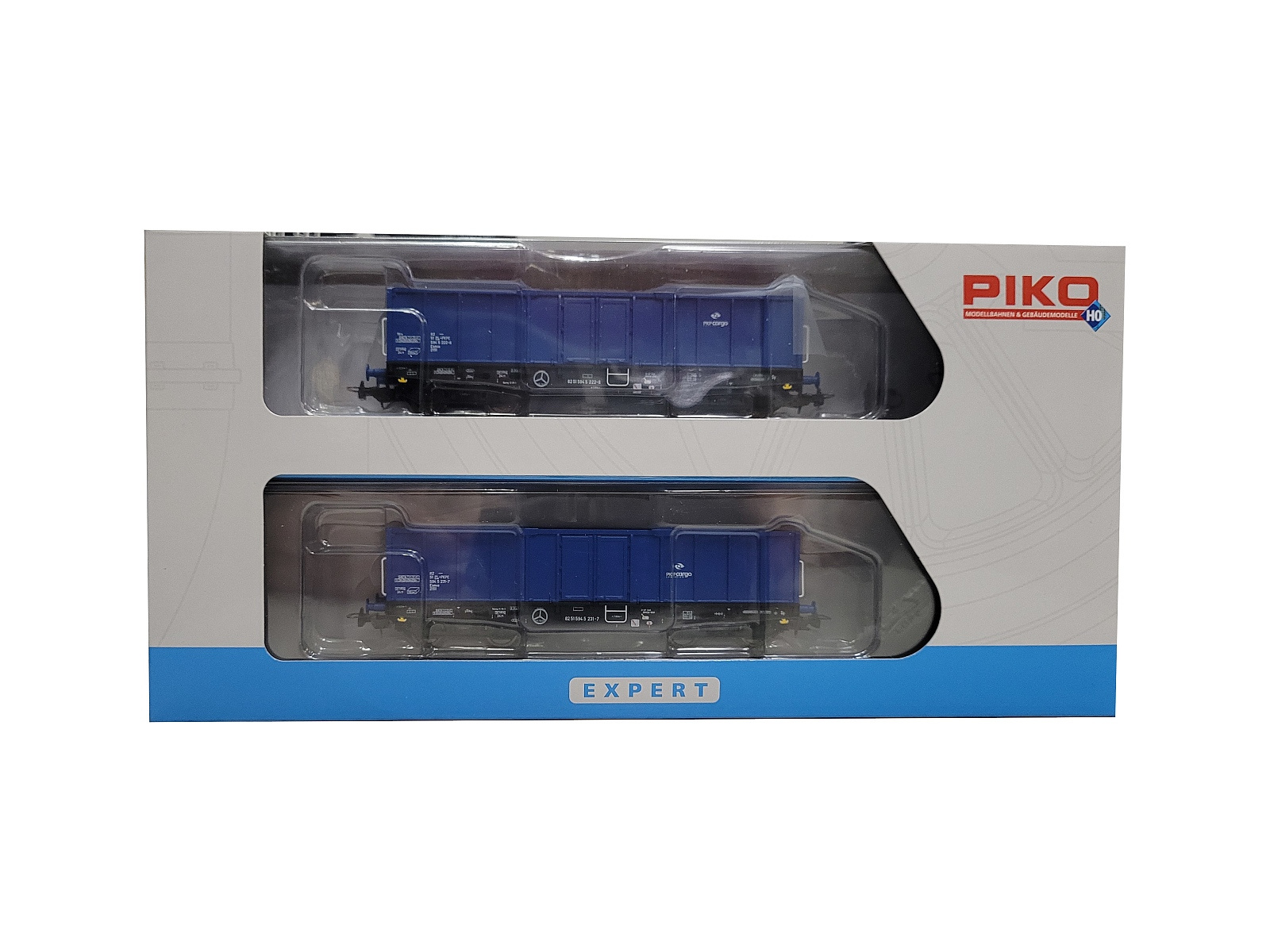 Piko 58260 Kolejka Zestaw 2 wagonów wysokoburtowych 401Zk | strefamarzen.pl