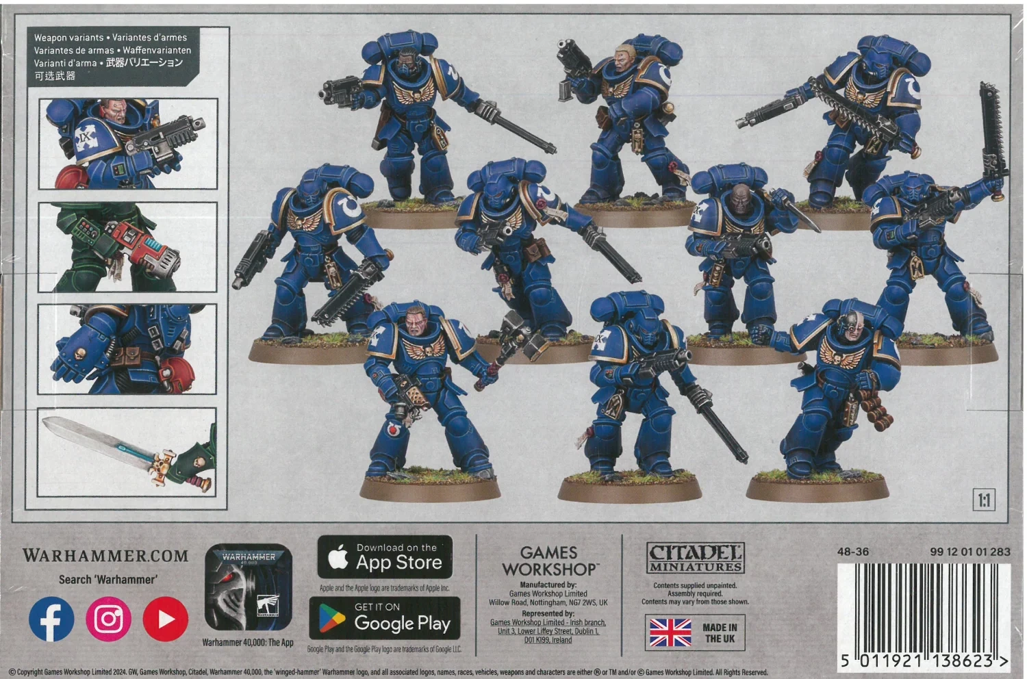 Space Marines Assault Intercessors | strefamarzen.pl