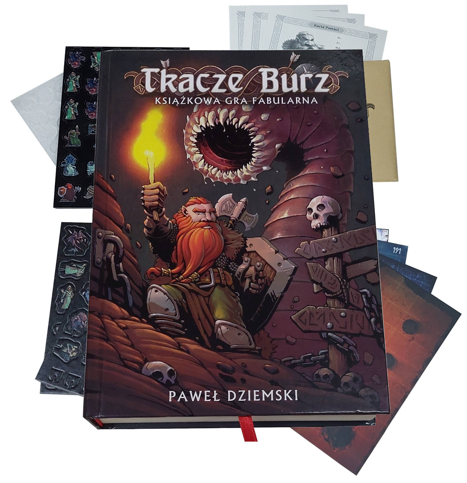 Tkacze Burz taktyczna gra paragrafowa - wersja DeLuxe + figurka Thymina ...