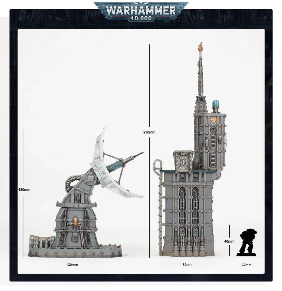 Warhammer 40.000 Battlezone Fronteris Vox-Antenna and Auspex Shrine ...