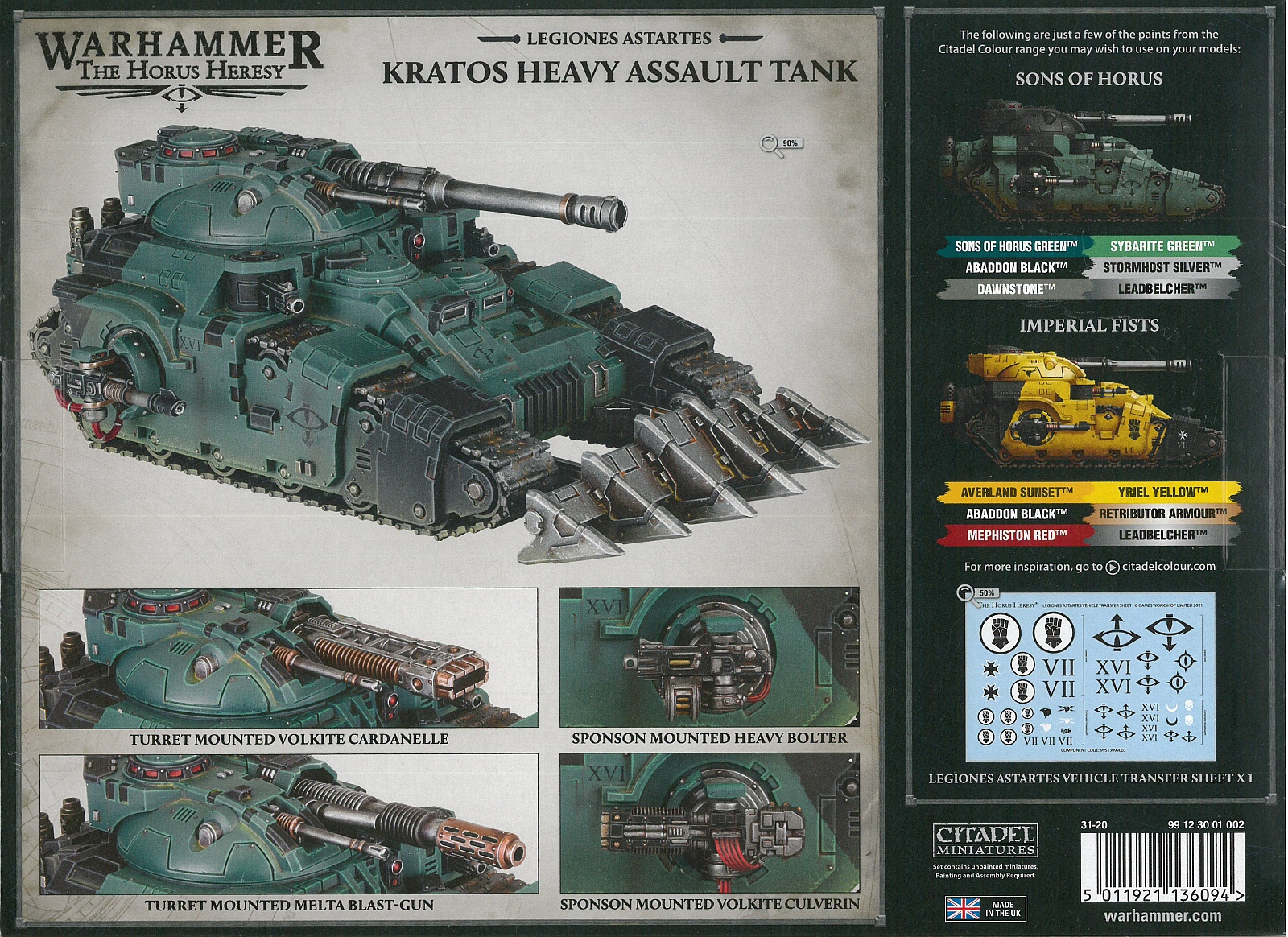 Warhammer: The Horus Heresy Kratos Heavy Assault Tank | strefamarzen.pl